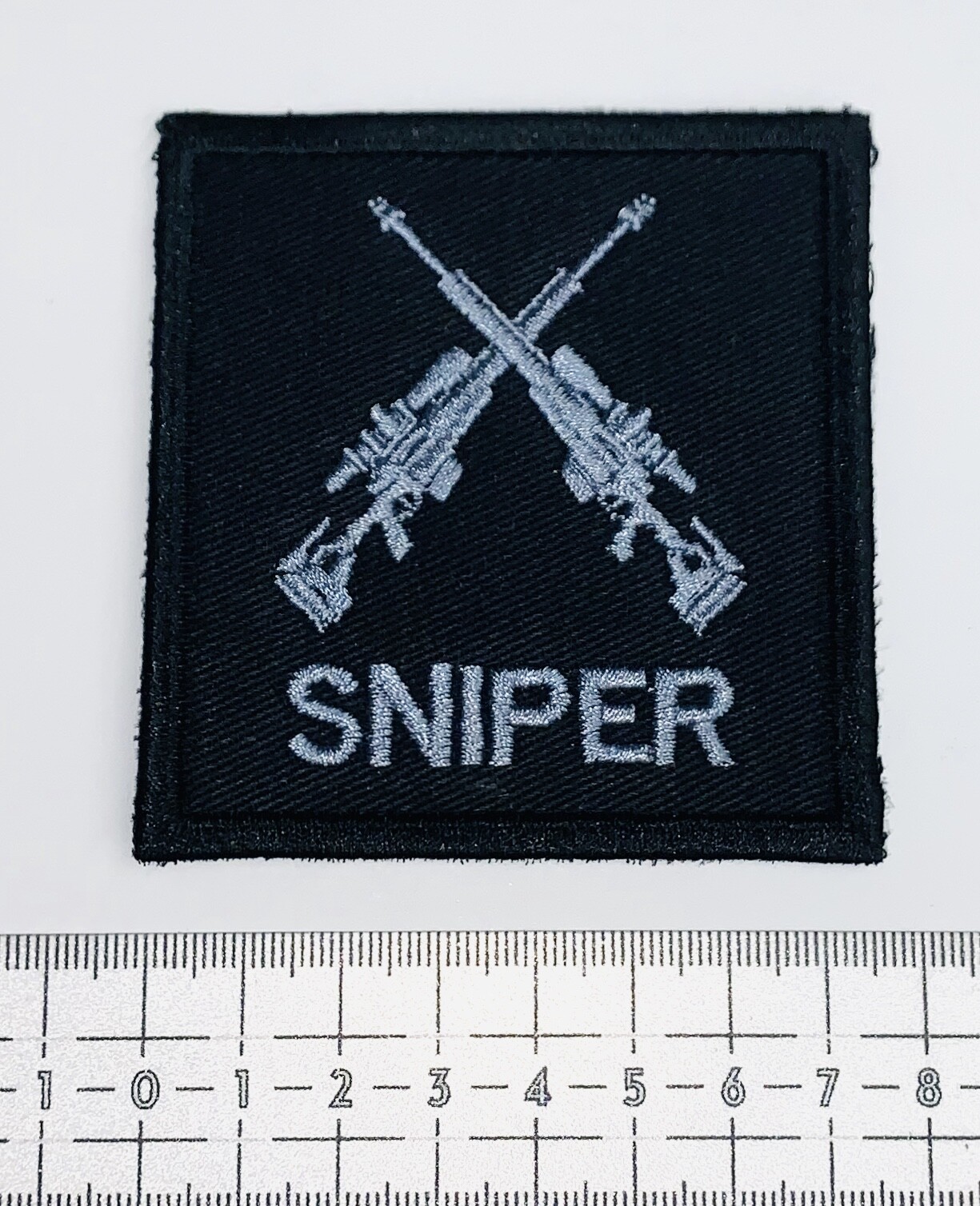 ARV AX Police Rifle Sniper Patch/Badge 8cm x 8cm. Airsoft. hook ...