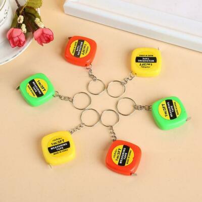 Easy Retractable Ruler Tape Measure Mini Portable Pull 5 Keychain Ruler ...