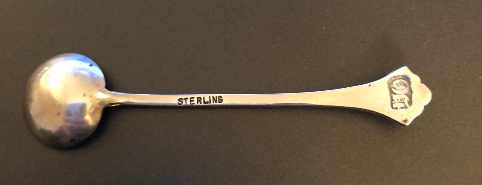 Scallop Shell Sterling Silver 2 5/8" Salt Spoon w/Hallmark | eBay