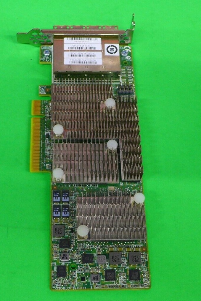 NEW LSI 9206-16e 6Gb PCI-e Quad Port SAS Host Bus Adapter Low Profile ...