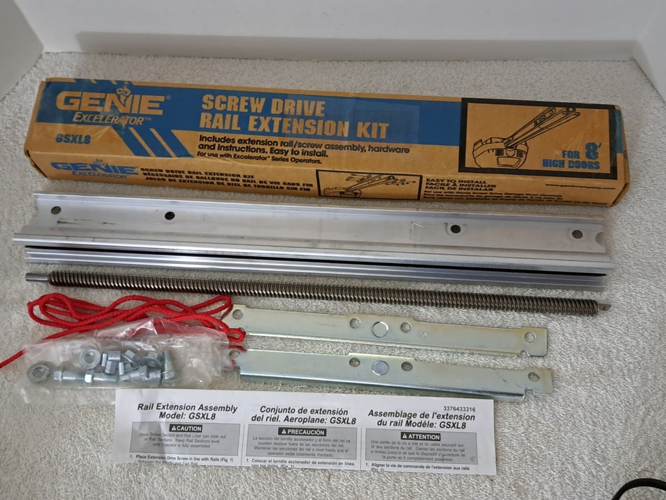 Genie Excelerator Screw Drive Rail Extension Kit GSXL8 | eBay