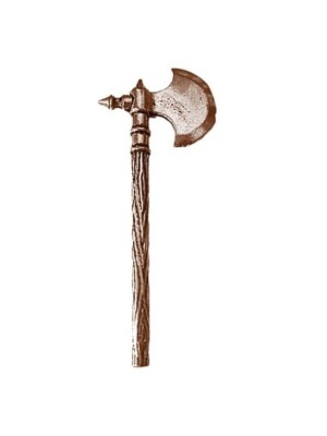 H7 Roman Battle Axe Copper colour On A Pin Badge Fine English Pewter ...