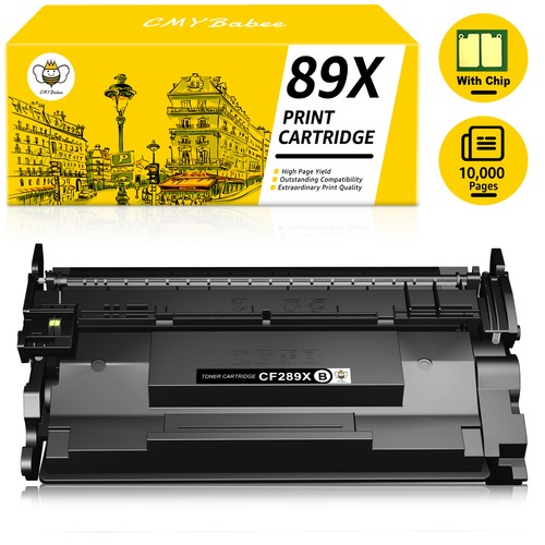 1PK CF289X 89X W/ Chip Toner Compatible With HP LaserJet M507dn M507x ...