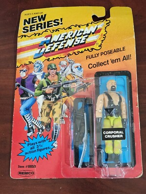 Vintage 1989 Remco American Defense Corporal Crusher New on Card - RARE ...