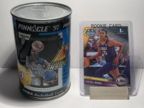 Angel Reese Rookie Card & WNBA 1997 Pinnacle 10 Card Can Chicago Sky ...