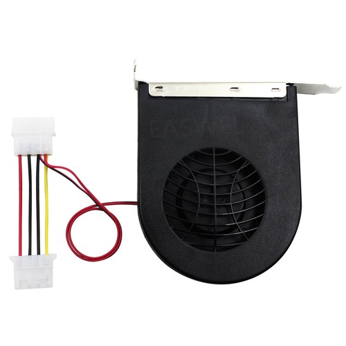 DC 12V 4 Pin System PCI Slot Blower PC Computer Cooling Fan CPU Cooler ...