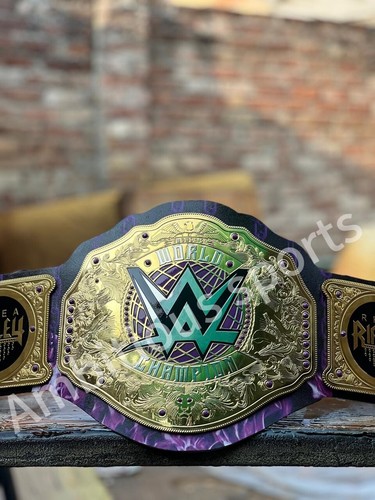 New Custom Rhea Ripley World Heavyweight Championship Belt 4mm Brass | eBay