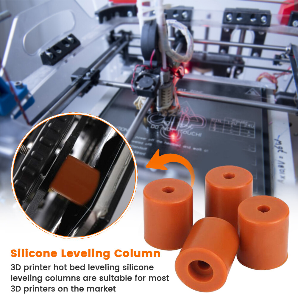 Silicone Leveling Column Buffer Stable Mounts 3D Printer Fit For Ender ...