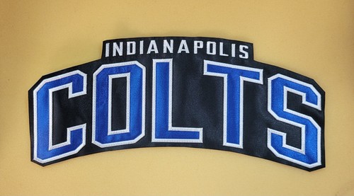 Indianapolis Colts Huge Patch 11.4"x5.1" | eBay