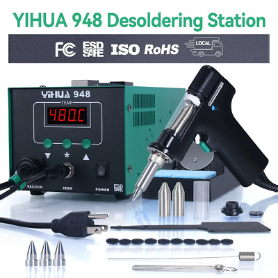 YIHUA 948 90W Desoldering Station Vacuum Desoldering Pump Solder ...