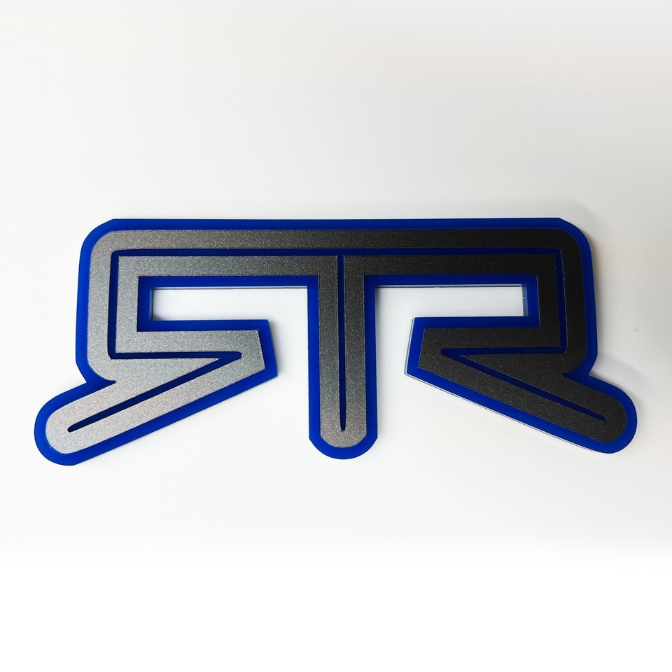 (1) DARK BLUE RTR Emblem Fits FORD MUSTANG Rear Deck Lid Badge ...
