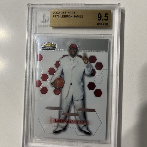 2002-03 Topps Finest - 2003-04 Rookie LeBron James #178 Refractor /250 (RC) for sale online | eBay
