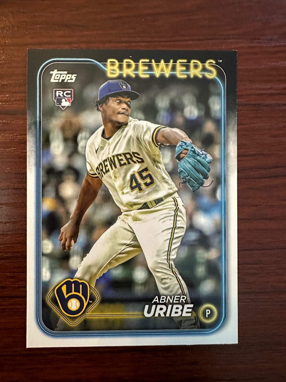 2024 Topps Series 1 #310 Abner Uribe Milwaukee Brewers RC | eBay