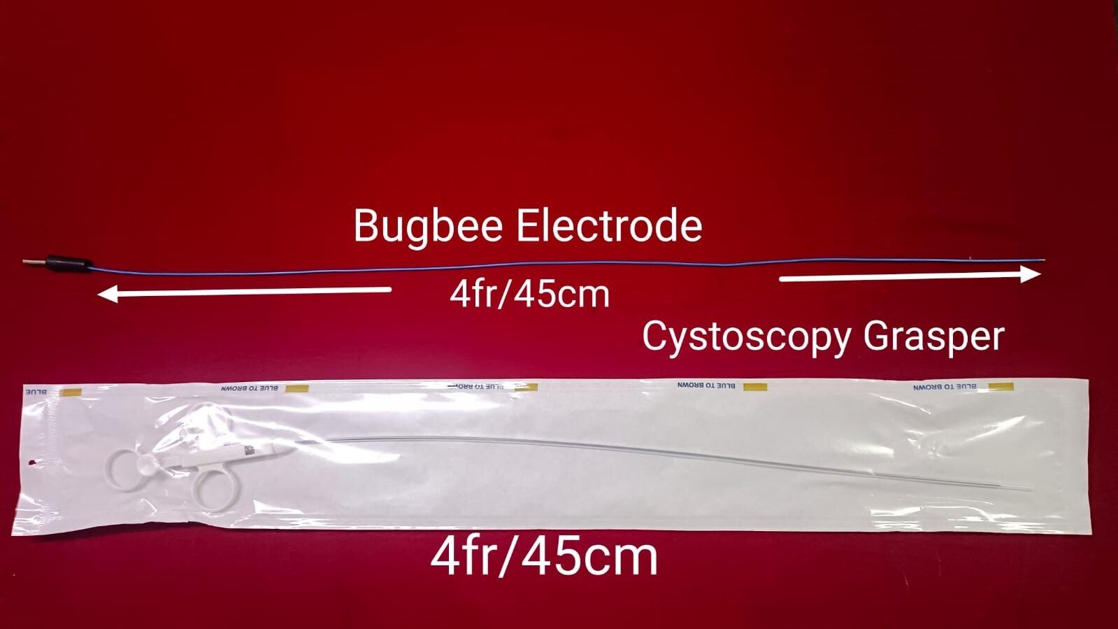 4A CYSTOSCOPY FLEXIBLE GRASPER UROLOGY 4Fr 45cm+Bugee Electrode 4fr ...