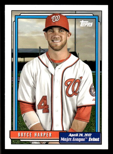 2022 TOPPS ARCHIVES BRYCE HARPER 366 MINT BASEBALL WASHINGTON NATIONALS ...