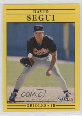 1991 Fleer David Segui #492 1b8x | eBay