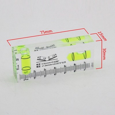 Small Portable Mini Bubble Level 90 and 180 Degree Angle Measurement ...