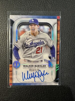 Walker Buehler 2022 Topps Tribute Autographs Blue Auto 13/150 Autograph ...