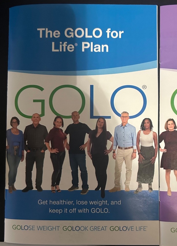 GOLO FOR LIFE PLAN BOOKLET DIET PLAN FOOD CARD & WEIGHT LOSS GUIDE ...