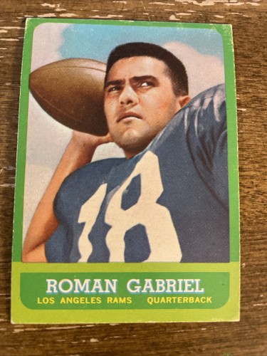 1963 Topps #37 Roman Gabriel Combined Shipping | eBay