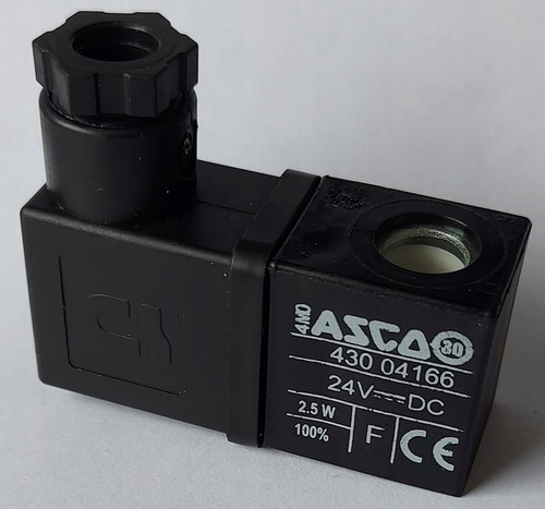 Asco coil 43004166 with plug for 24VDC solenoid valves /#8 W0OR 5097 | eBay