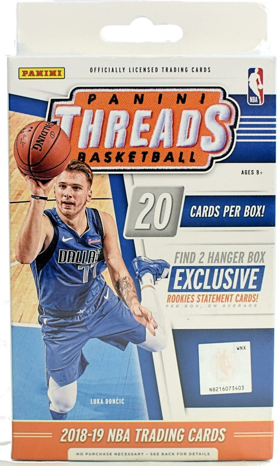 Sealed 2018-19 Panini Threads Basketball Hanger Box - Luka Shai Trae ...
