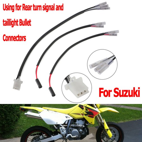 Rear Tail Light Indicator Wire Adapter Harness Plug For Suzuki DRZ400S ...