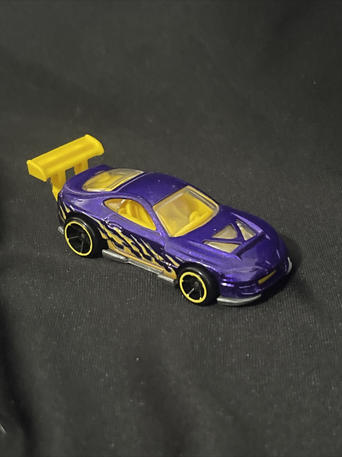 2001 Hot Wheels Power Pro Racing Yellow & Purple Mattel 1:64 Diecast | eBay