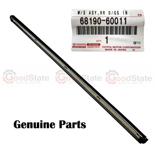 Genuine Toyota LandCruiser HZJ80 HDJ81 Rh Rear Door Glass Weatherstrip ...