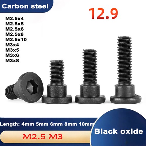 M2.5 M3 Hex Socket Head Shoulder Screws With Step Positioning Bolts 12. ...