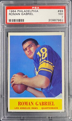 1964 Philadelphia 89 Roman Gabriel PSA 7 | eBay