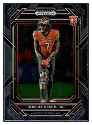 DONTAY DEMUS JR. RC 2023 Panini Prizm Draft Picks #151 ROOKIE NFL Raven ...