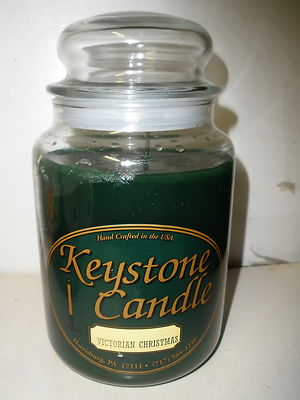 22 oz jar NEW Keystone Candle Victorian Christmas green | eBay