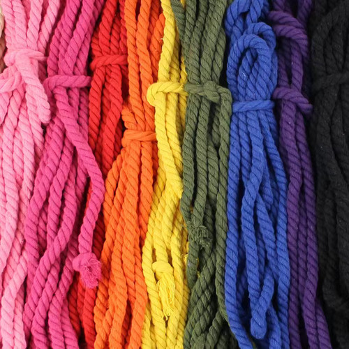 Macrame Cord 8mm 3-Strand Cotton Rope DIY Crafts Wall Hangings | eBay