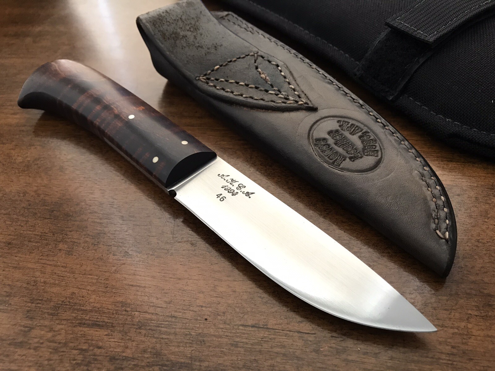 Tim Hancock ( ABS Master Smith M. S. ) Custom Fixed Blade Knife ...