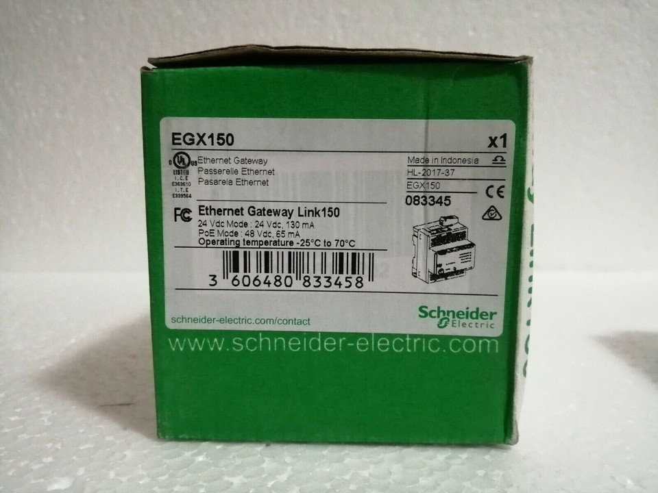 SCHNEIDER ELECTRIC TELEMECANIQUE ETHERNET GATEWAY, LINK 150, EGX150 NEW ...