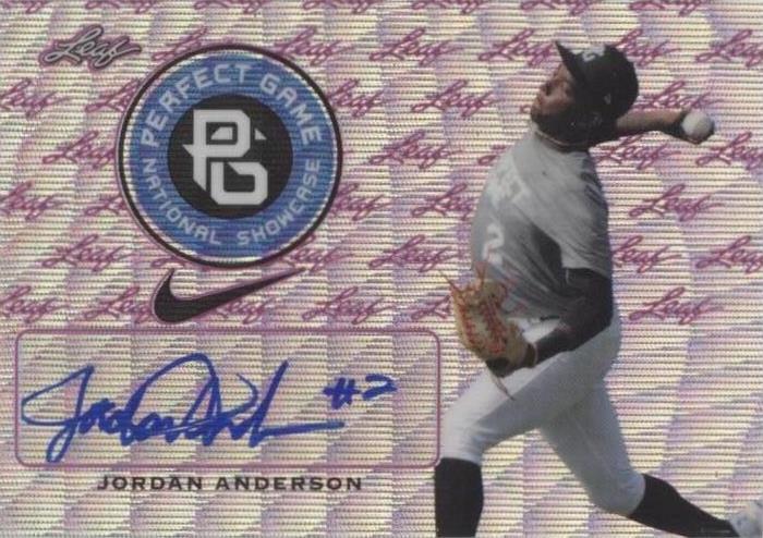 2016 Leaf Perfect Game National Showcase - Metal Autographs Jordan ...