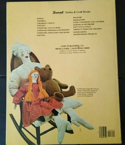How To Make Soft Toys & Dolls vintage 1977 Hardcover book | eBay