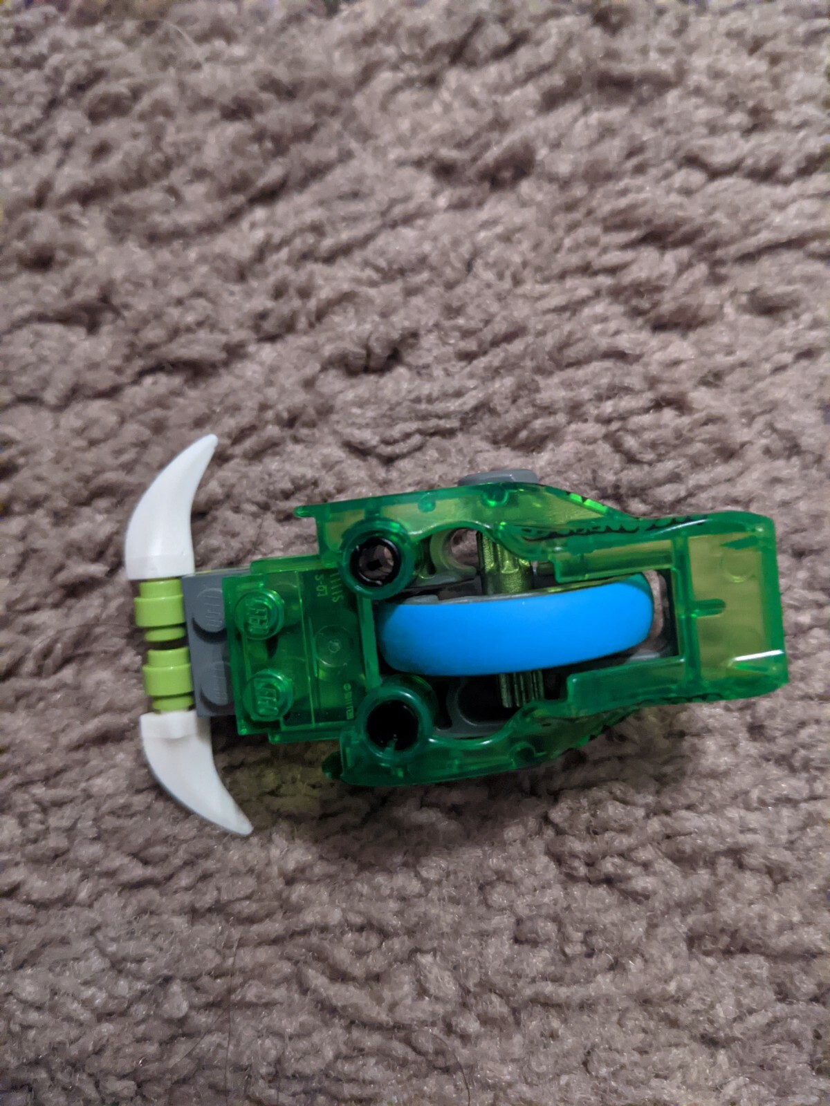 1x LEGO Flywheel 2x8 Wheel Chima Crocodile Green Grey 11112pb01 ...