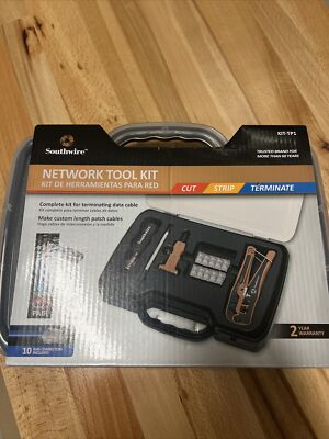 Southwire #KIT-TP1 Network Tool Kit-Cut-Strip-Terminate with 10 RJ45 ...