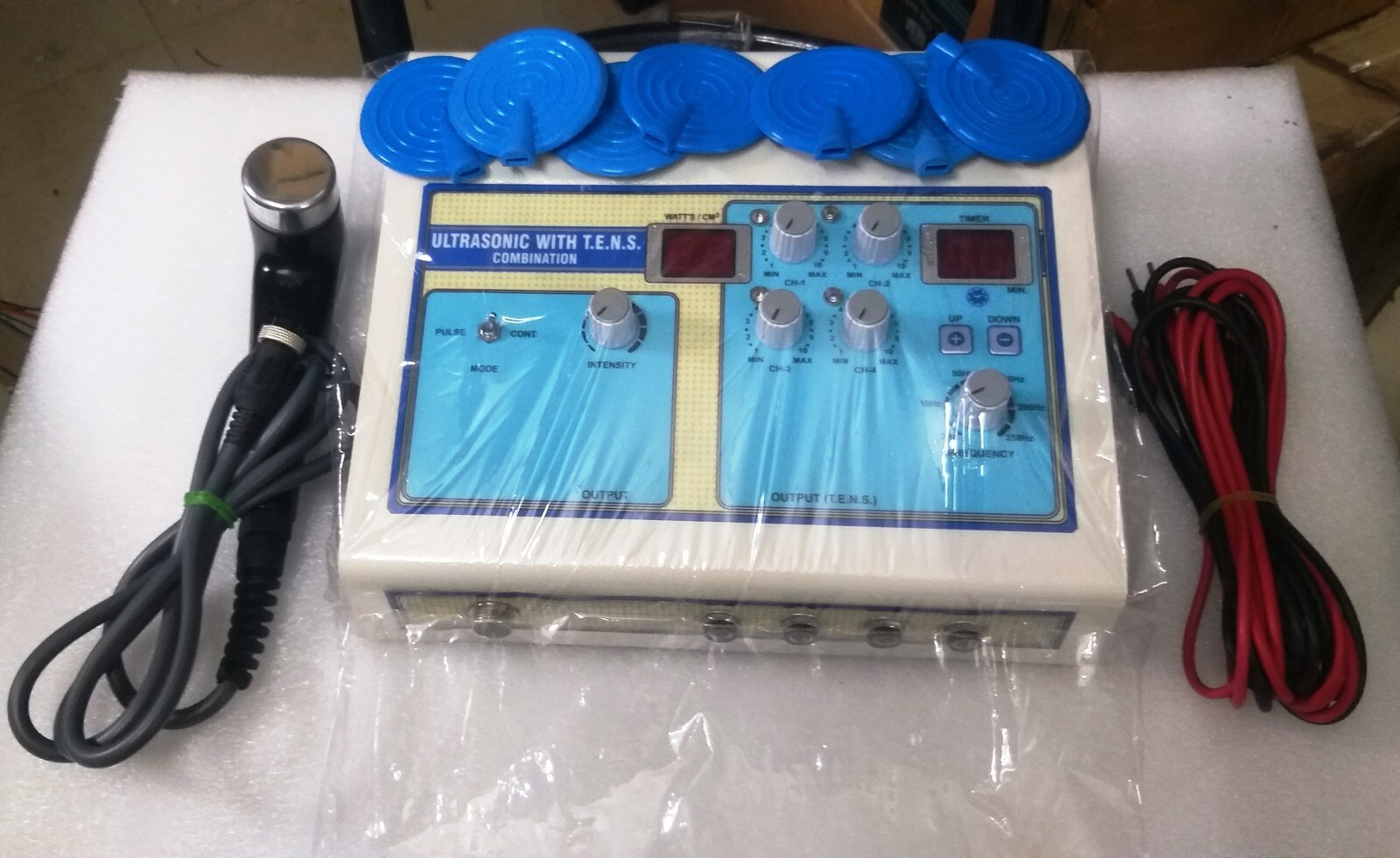 New Combination Ultrasound Therapy Machine With 4 Channel TNS Unit | eBay