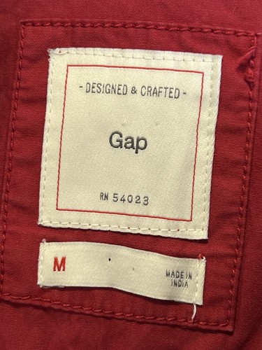 Women's Red Gap Jacket Size Medium | eBay