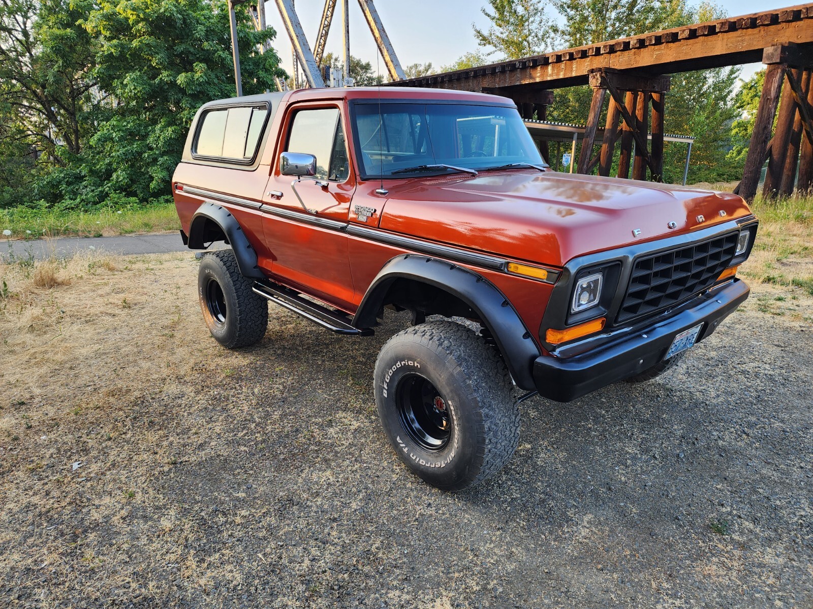 1978-1979 Ford Bronco Tubular Running Side Steps | eBay