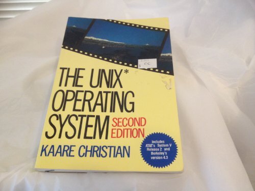 The UNIX Operating System By Kaare Christian 9780471847816| eBay