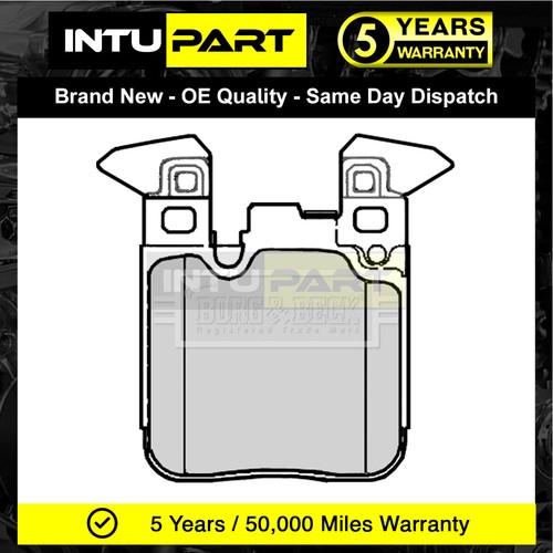 Fits BMW 1 Series 3 2 4 IntuPart Rear Brake Pads Set 34218099354 | eBay UK