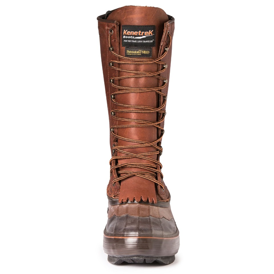 KENETREK Men's Cowboy Leather Upper Warming Insulated Lace PAC Boots | eBay