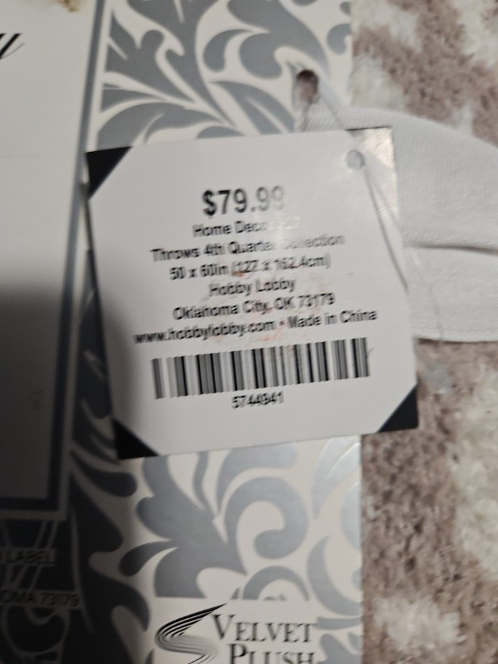 Hobby Lobby Home Decor Throws 4th Quarter Collection | eBay
