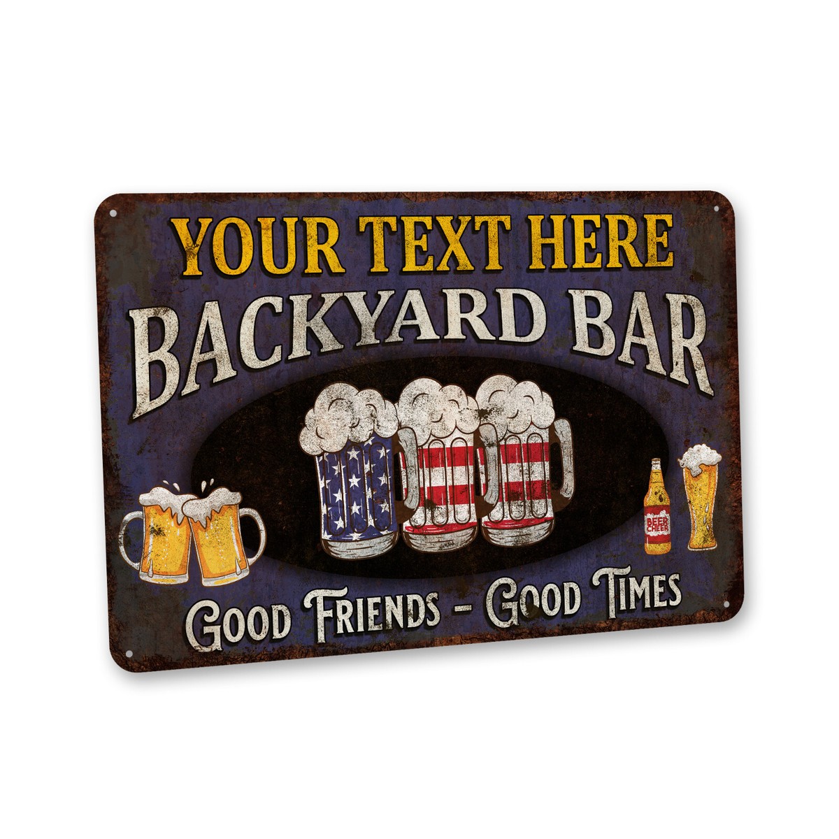 Backyard Bar Signs Backyard Bar Metal Sign Lone Star Art