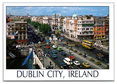 Vintage 1990s - Views of Dublin City, Ireland Postcard (Posted 1992) | eBay