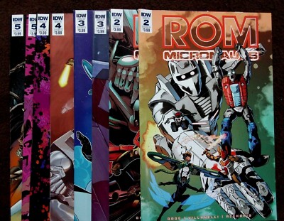 ROM & THE MICRONAUTS #2-5 IDW COMIC SERIES PICK CHOOSE YOUR COMIC | eBay